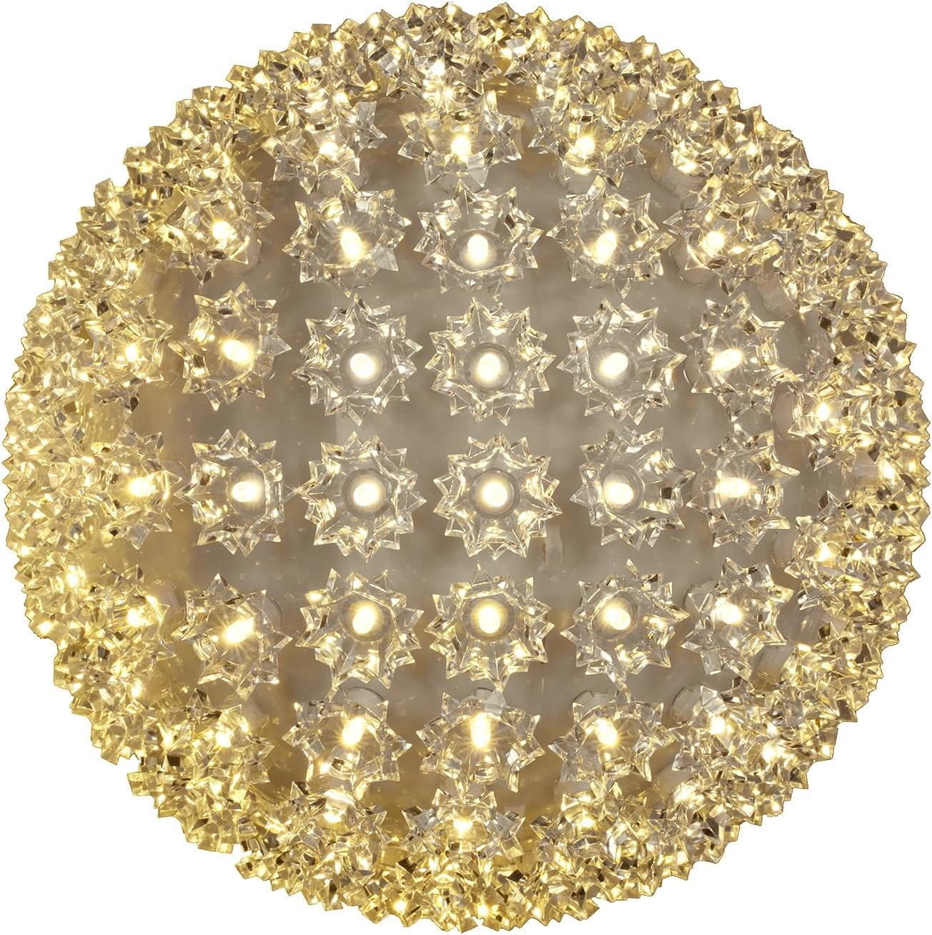 Outdoor 100 LED Light Sphere, Hanging Tree LED Starlight Sphere 7.5 ...