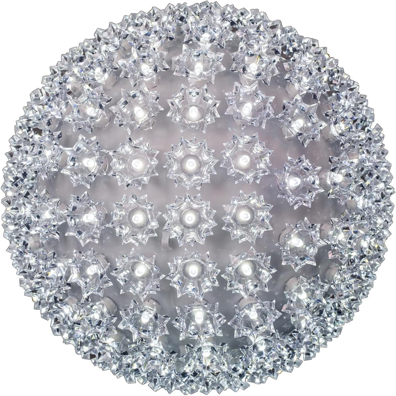 Outdoor 100 LED Light Sphere, Hanging Tree LED Starlight Sphere 7.5 ...