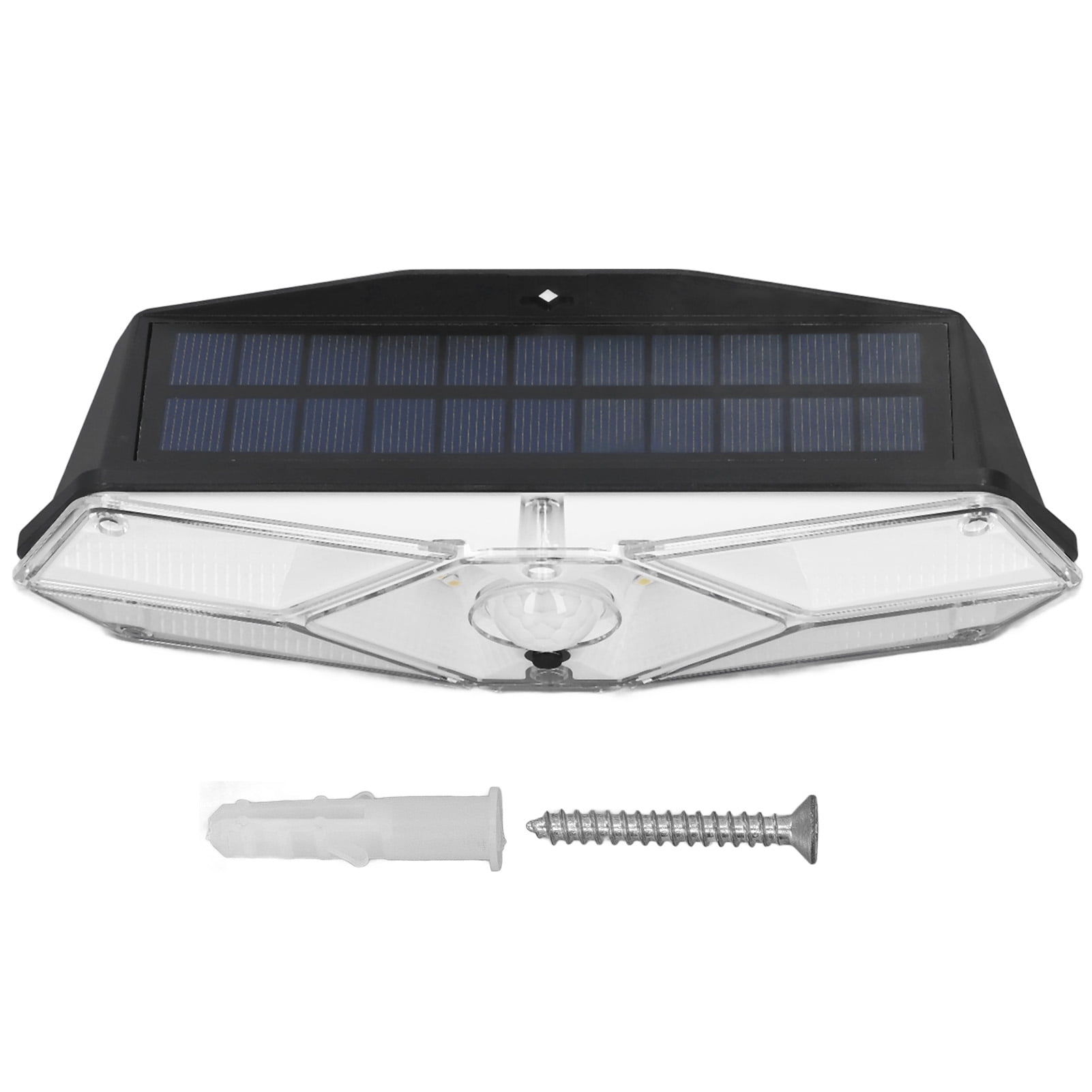 Outdoor 104LED Solar Light ABS 1800mah White Light Wall Mounted 3 ...