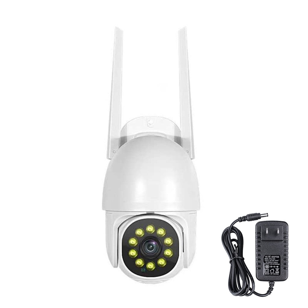Outdoor 1080P PTZ WiFi Camera, 4X Speed Dome, Wireless Network Security ...