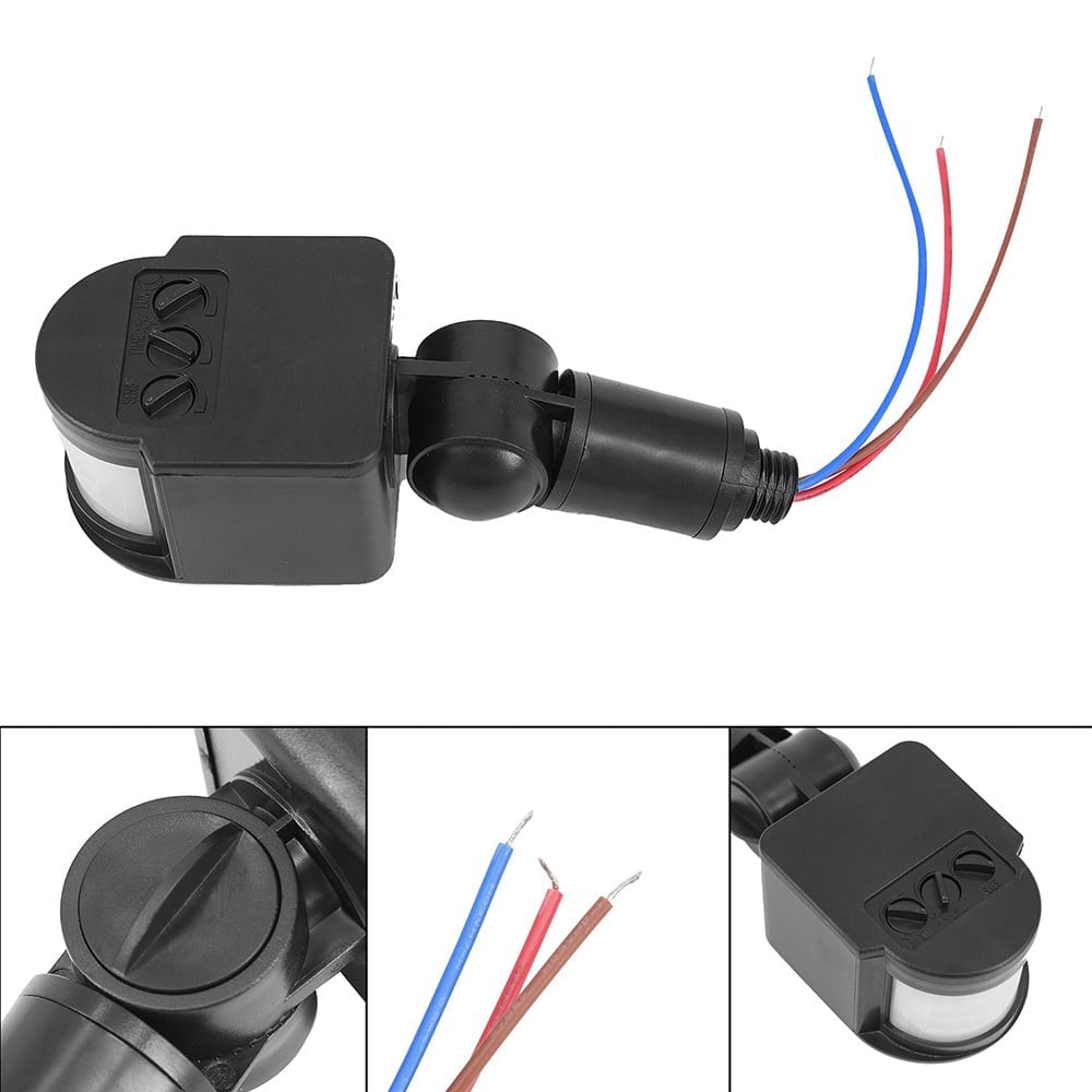 Outdoor 110-220V Infrared Pir Motion Sensor Detector Wall Light Switch ...