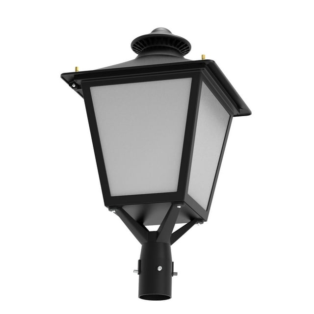 Outdoor 120W LED Post Top Light with Frosted Glass, IP65 Waterproof LED ...