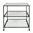 Outdoor 3-Tier BBQ Rolling Dining Cart Table W/ 4 Wheels,Picnic Table ...