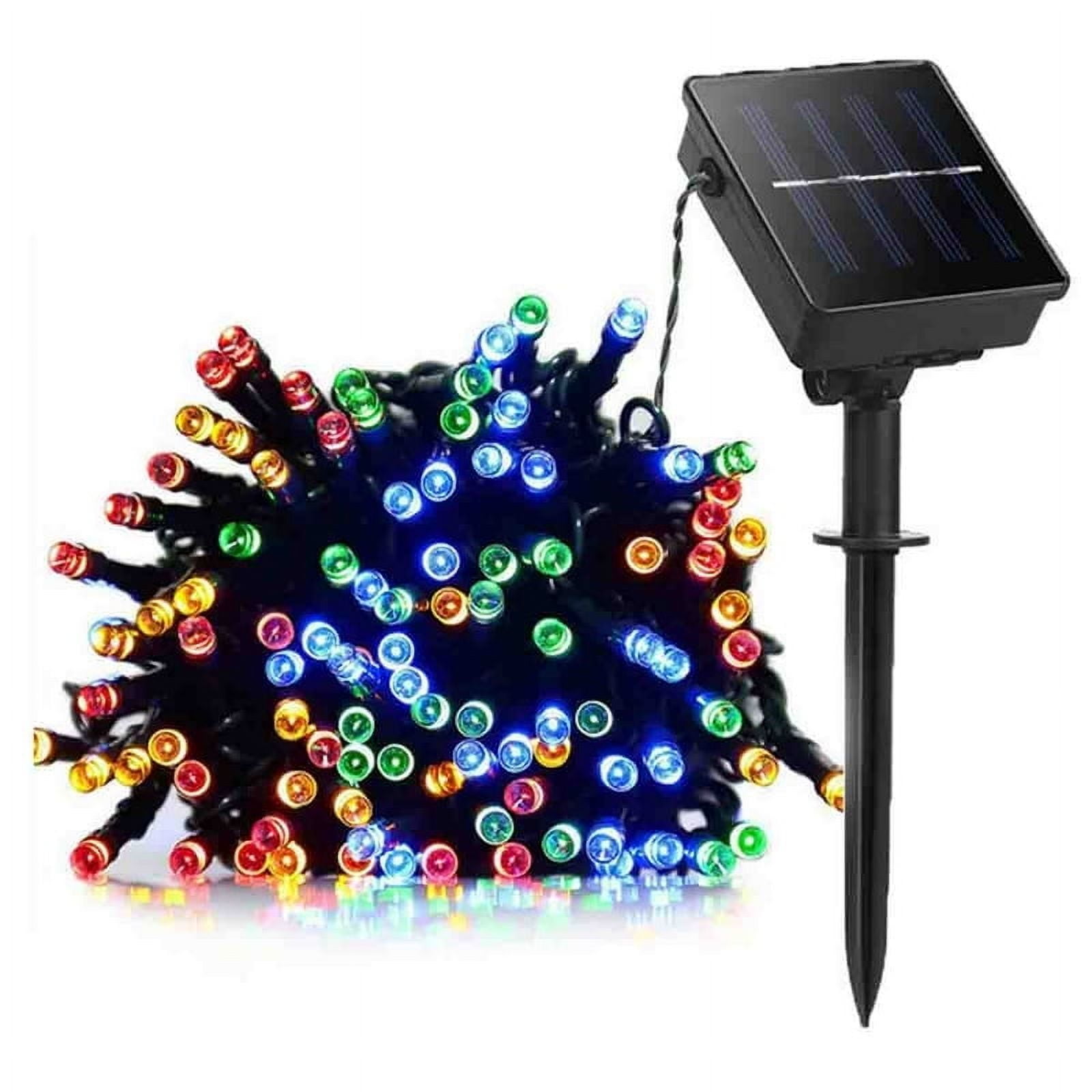 Outdoor 39ft Solar String Lights, 100 LED Waterproof Decorative Lights ...