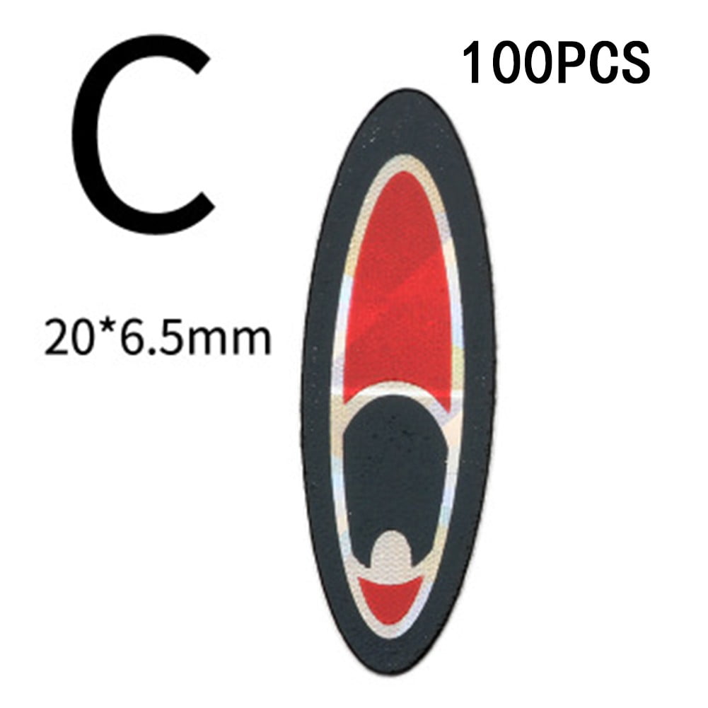 Outdoor 3D Fishing Eyes Simulated fisheye Realistic 100pcs 4 styles ...