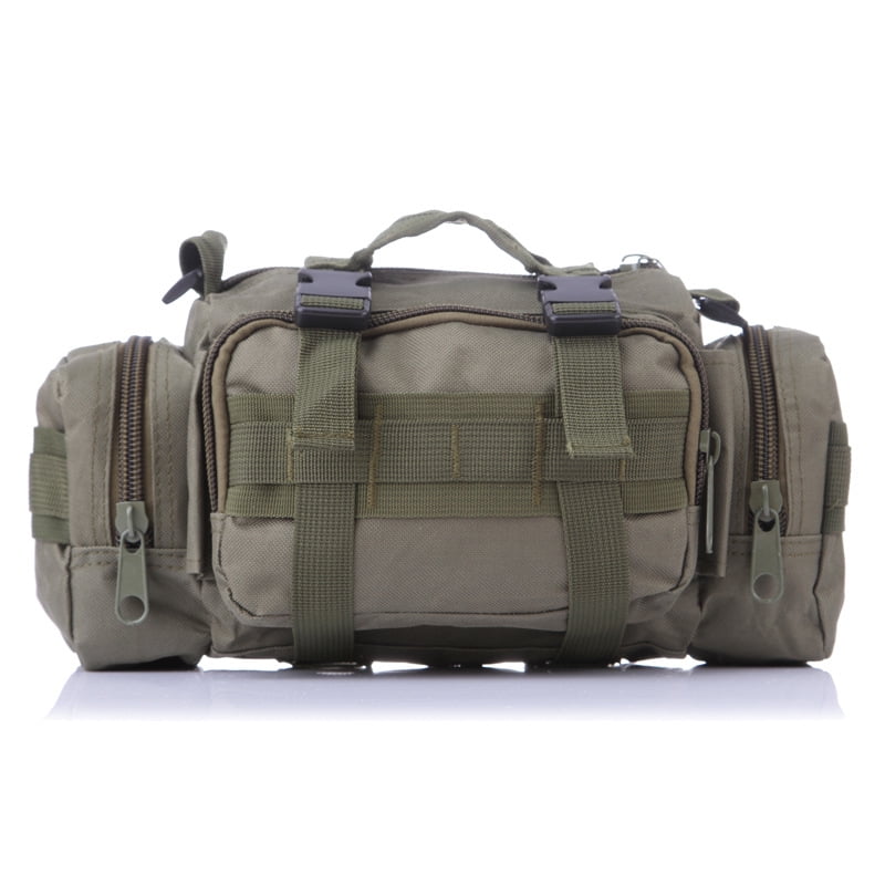 Outdoor 3L Waist Pack Waterproof Oxford Molle Camping Hiking Pouch ...