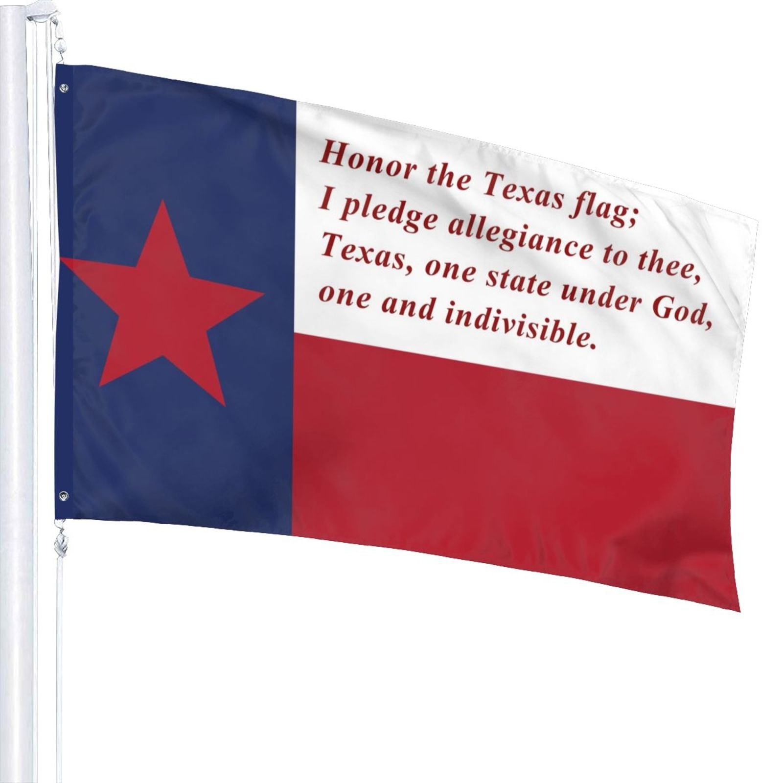 Outdoor 3x5ft Flag Pledge Of Allegiance Texas Flag Home Garden ...