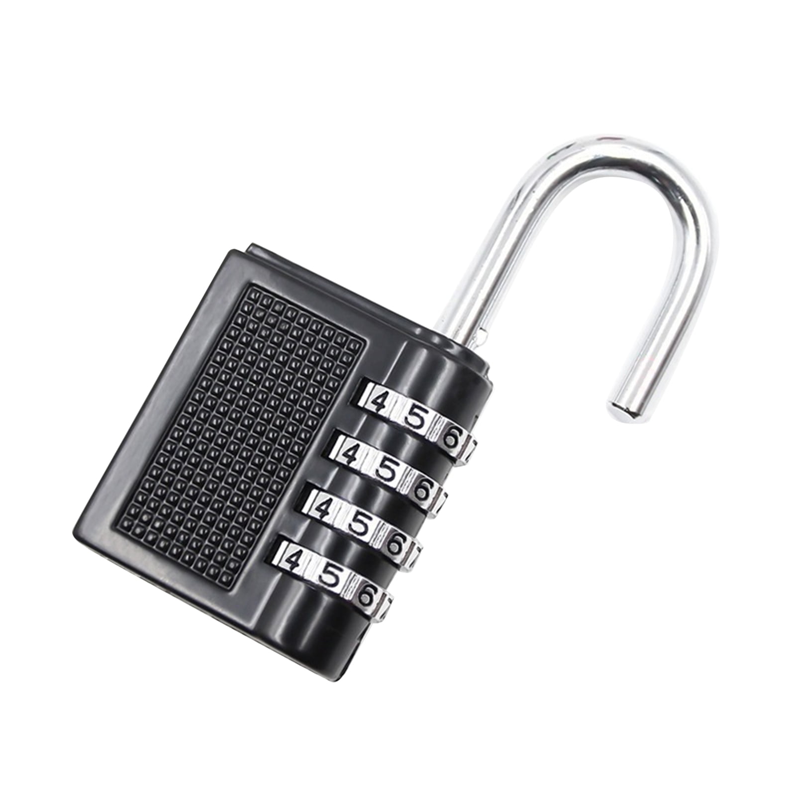 Outdoor 4-Digit Combination Padlock with Long Shackle Weatherproof for ...
