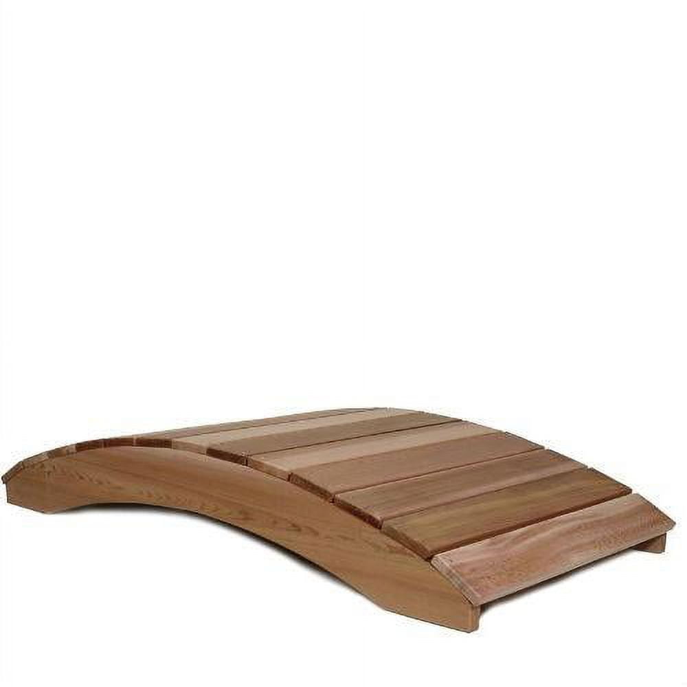 Outdoor 6-Ft Garden Bridge in Red Cedar Wood - Walmart.com