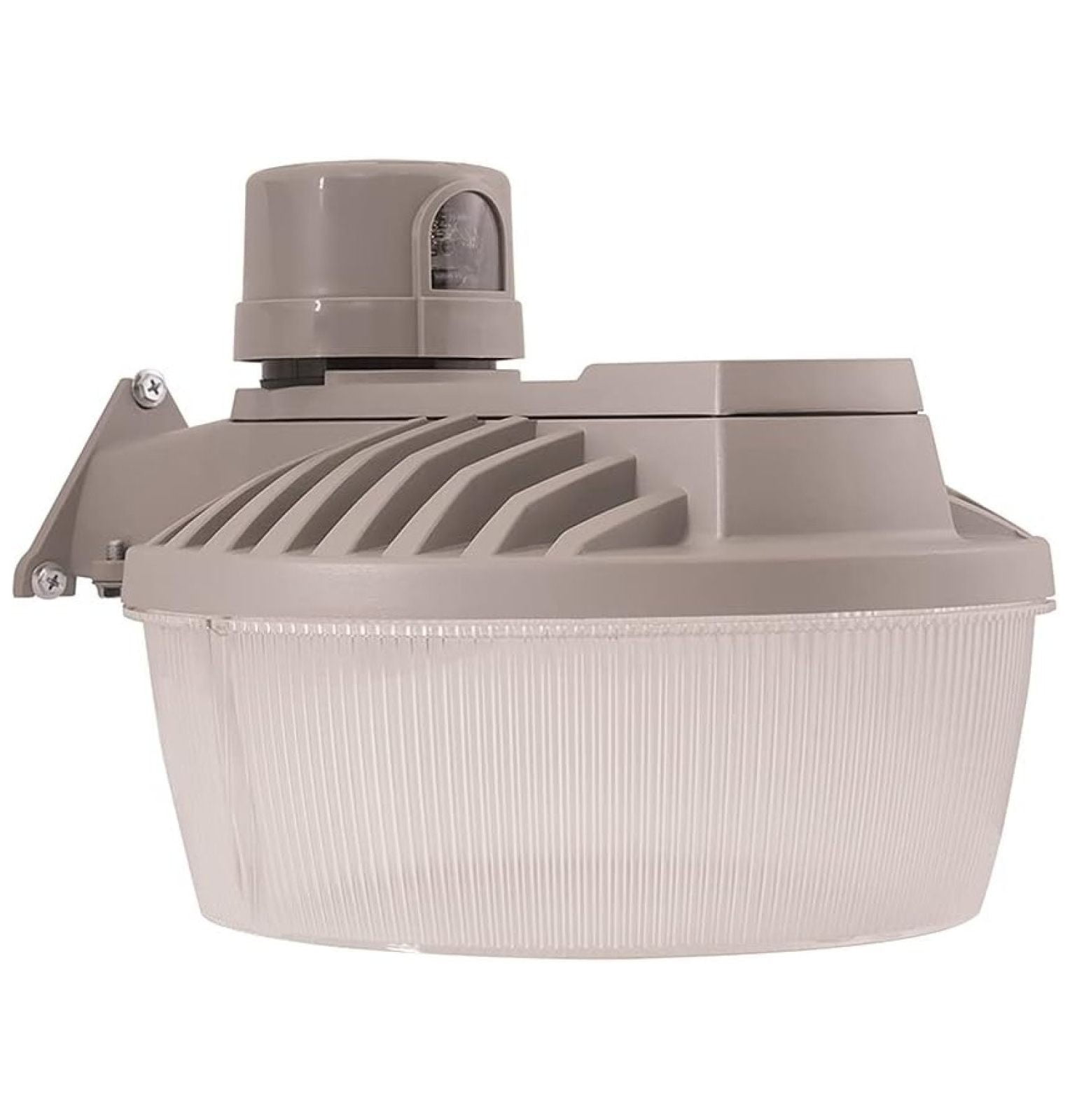 Outdoor 650-Watt Equivalent Integrated LED Grey Outdoor Dusk to Area ...
