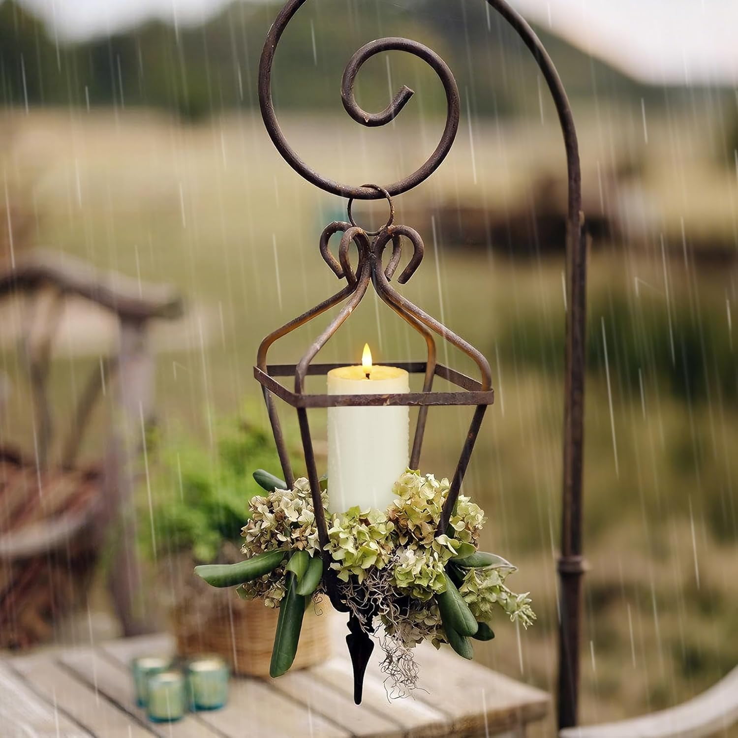 Outdoor 6pcs Flameless Waterproof Candles with Handy Remote Control ...