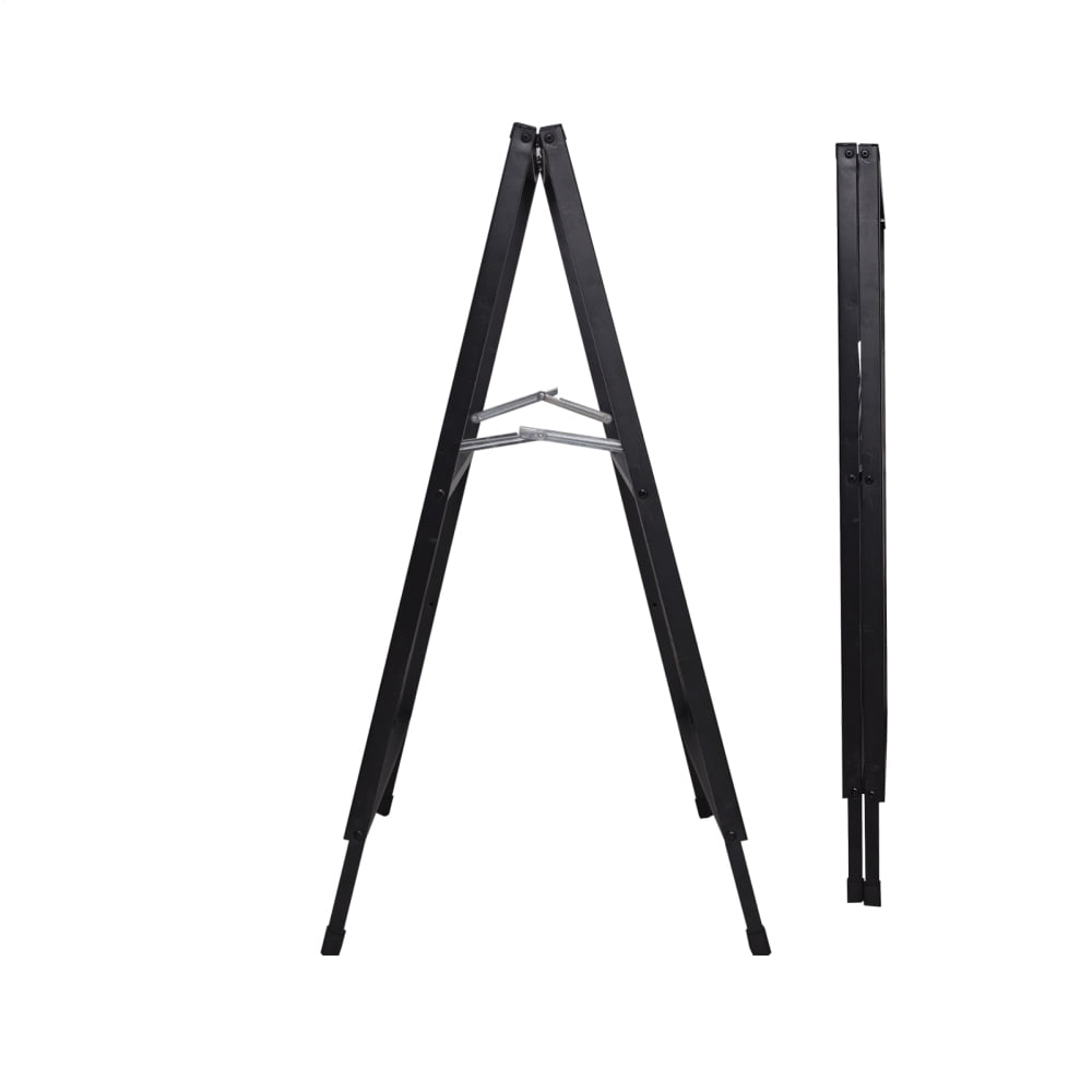 Outdoor A-Frame Sign Holder 23.6x39.3 Inch, Slide-In Folding Metal ...