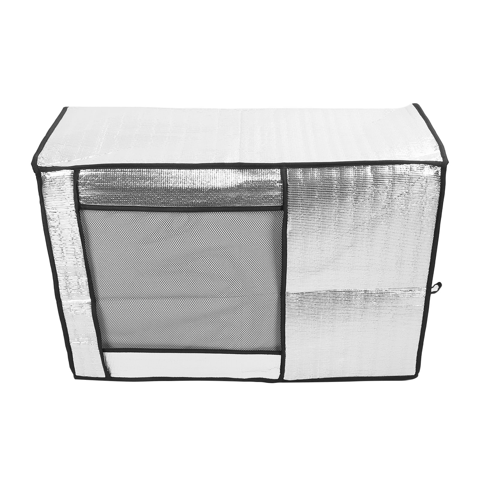 Outdoor AC Cover, Silver Aluminum Foil, Blocks Dust, Leaves Debris ...