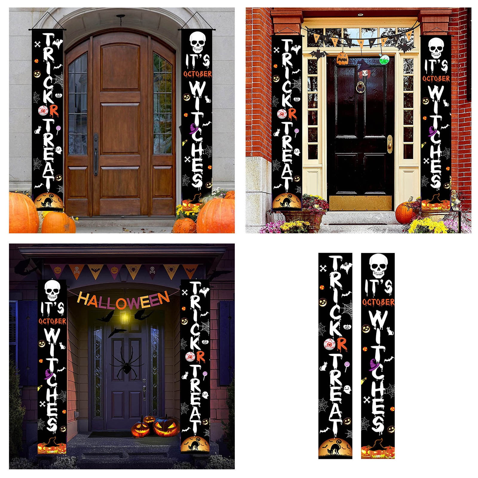 Outdoor Accents Decorations Outdoor Trick Or & It's October Signs For ...