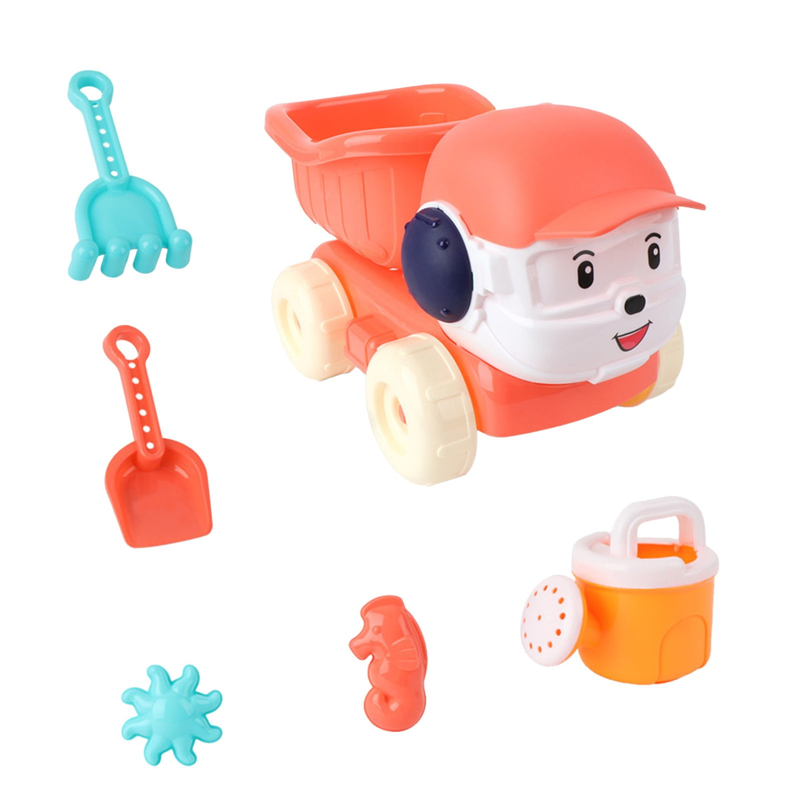 Outdoor Activity Beach Sand Toys Set 6PC Water Play Shovel Bucket ...
