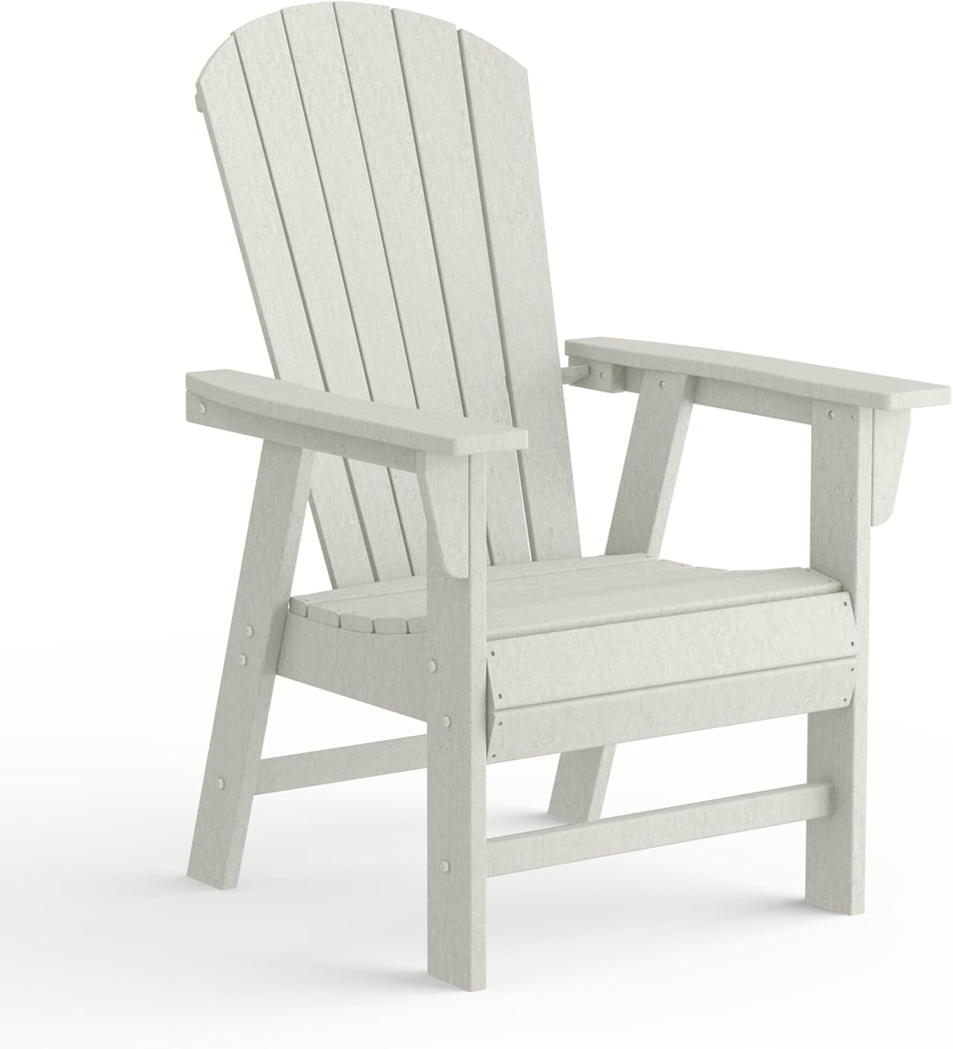 Outdoor Adirondack Chair, HDPE Patio Balcony Chair, Portside Seashell ...