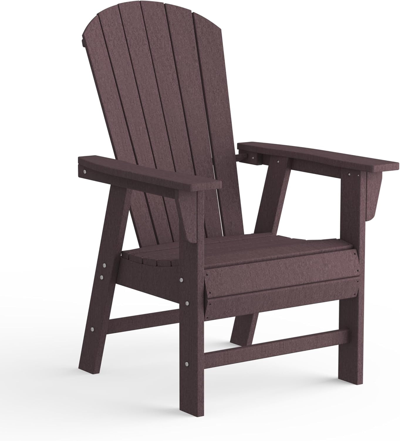 Outdoor Adirondack Chair, HDPE Patio Balcony Chairs, Portside Seashell ...