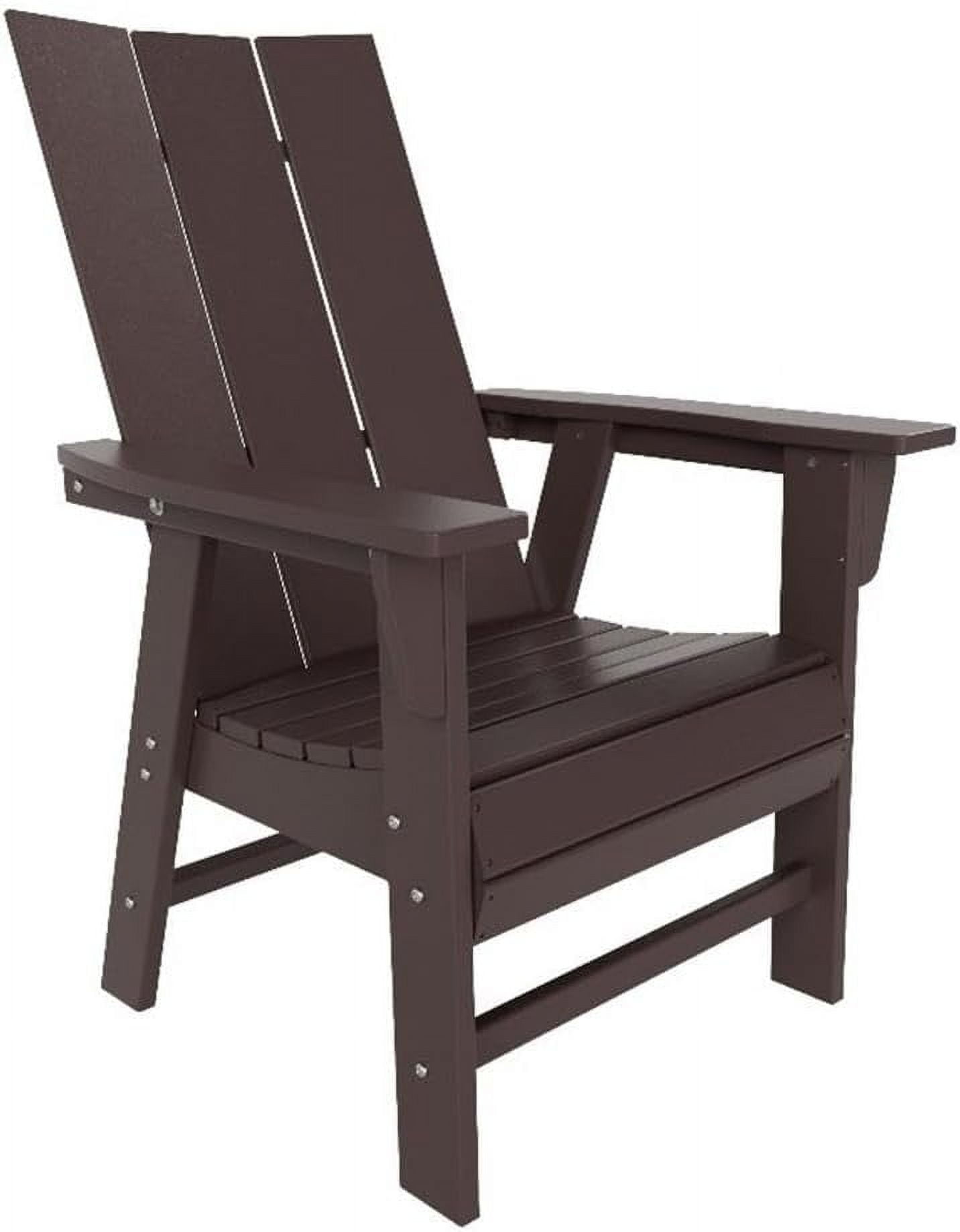 Outdoor Adirondack Chair, HDPE Patio Balcony Chairs, Portside Seashell ...