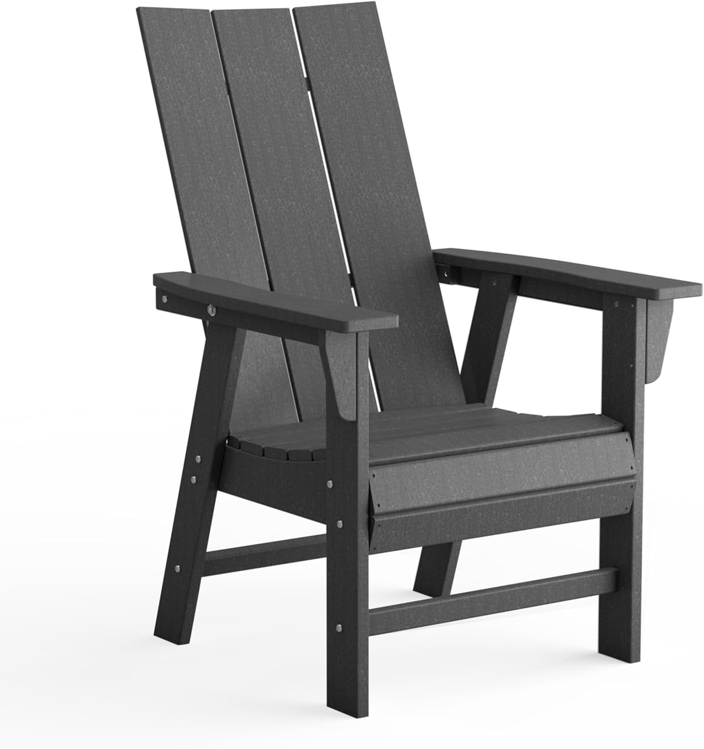 Outdoor Adirondack Chair, HDPE Patio Balcony Chairs, Portside Seashell ...
