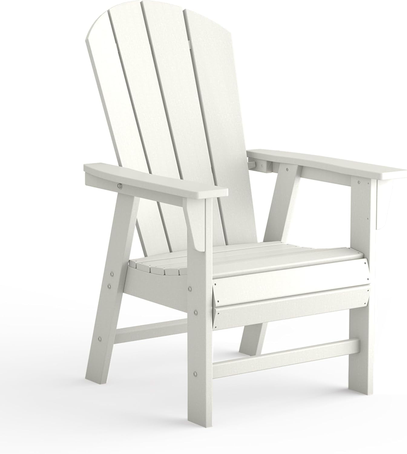 Outdoor Adirondack Chair, HDPE Patio Balcony Chairs, Portside Seashell ...