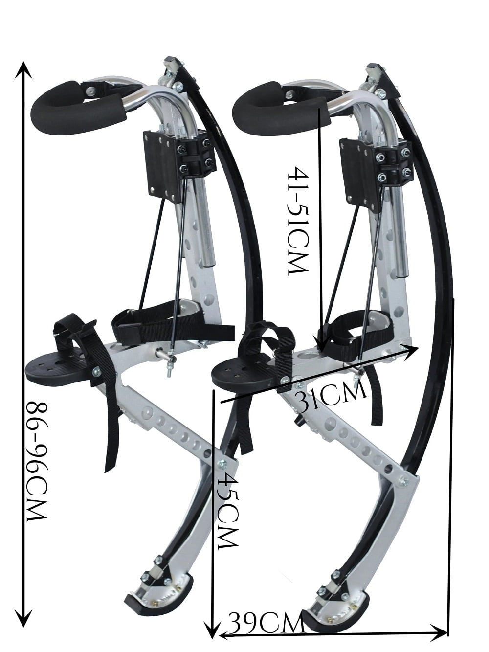 Outdoor Adult Jumping Stilts Men Women Fitness Exercise70~90kg Bouncing ...