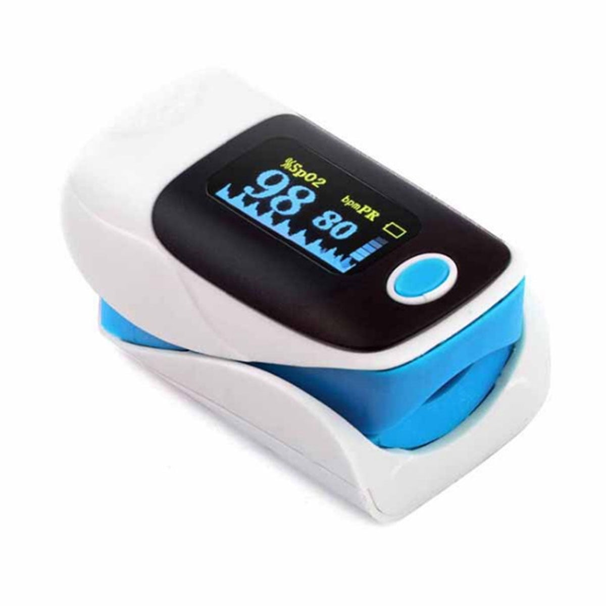 Outdoor Adventurer's Choice: Blue Pulse Oximeter with Long Battery Life ...
