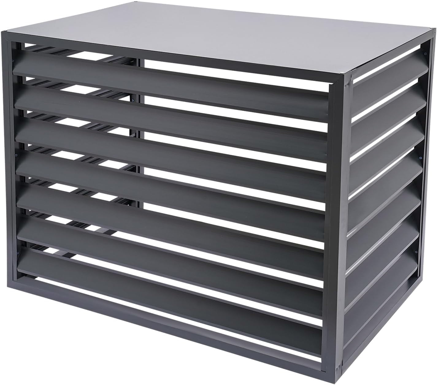 Outdoor Air Conditioner Fence Screen,3 Panel Air Conditioner Privacy ...