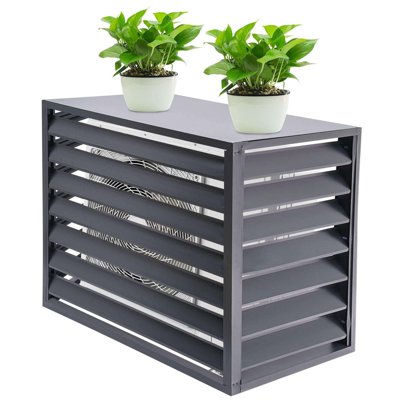 Outdoor Air Conditioner Fence Screen, Stylish and Durable Aluminum ...