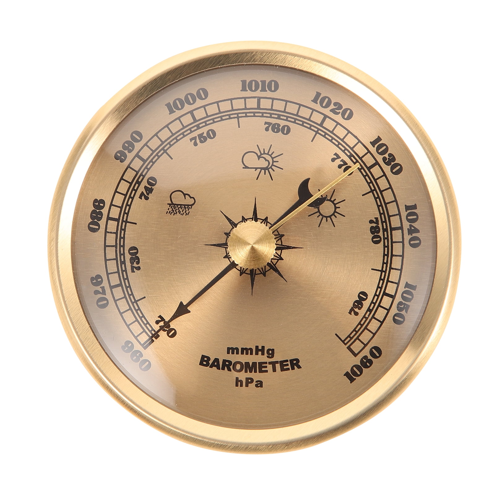 Outdoor Air Pressure Gauge Dial Barometer Pressure Gauge Tool Metal ...