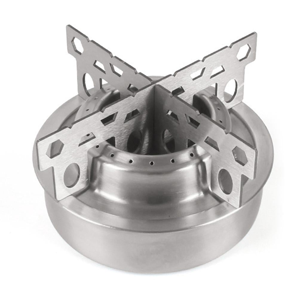 Outdoor Alcohol Stove & Rack Combo Set Mini Portable Alcohol Stove F9O2 ...