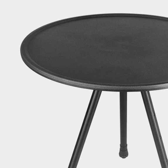 Outdoor Aluminum Alloy Folding Small Round Table Portable Adjustable ...