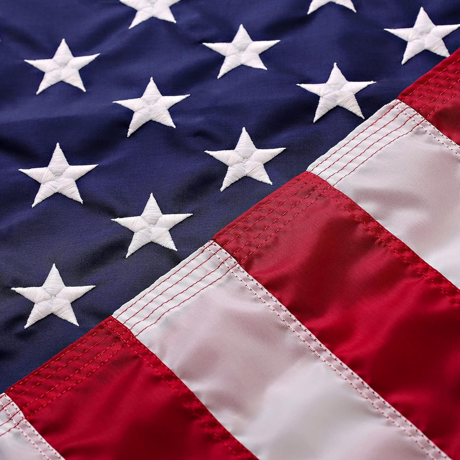 Outdoor American Flags 3X5 (Pack of 3) - US Flag 3x5 with Embroidered ...