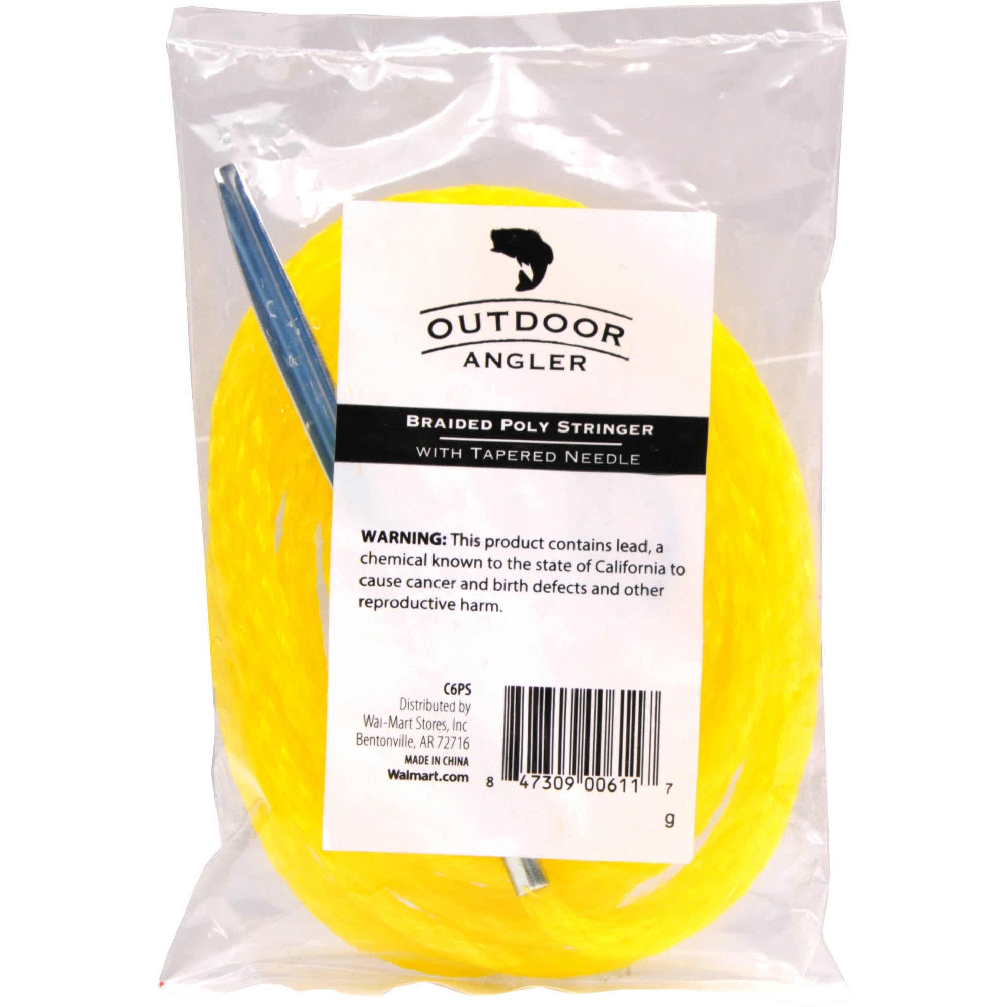 Outdoor Angler Stringer, 6', Blue - Walmart.com