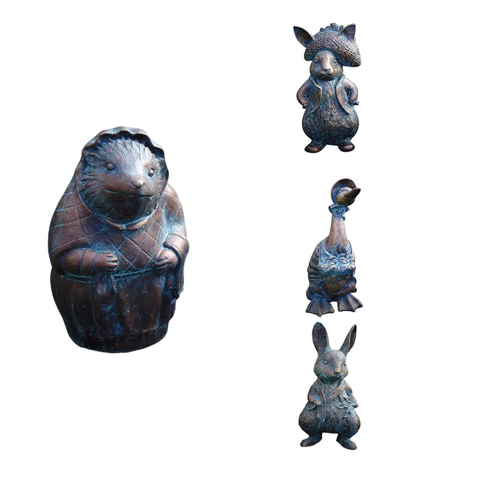 Outdoor Animal Statues Funny Animal Statue Garden Ornaments Small ...