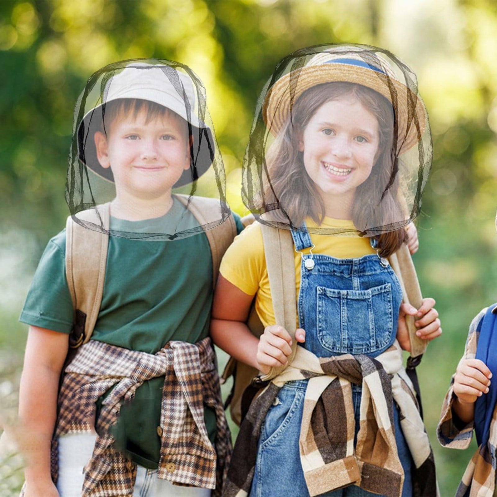 Outdoor Anti-Mosquito Fishing Hat with Facial Head Cover – Sun & Dust ...