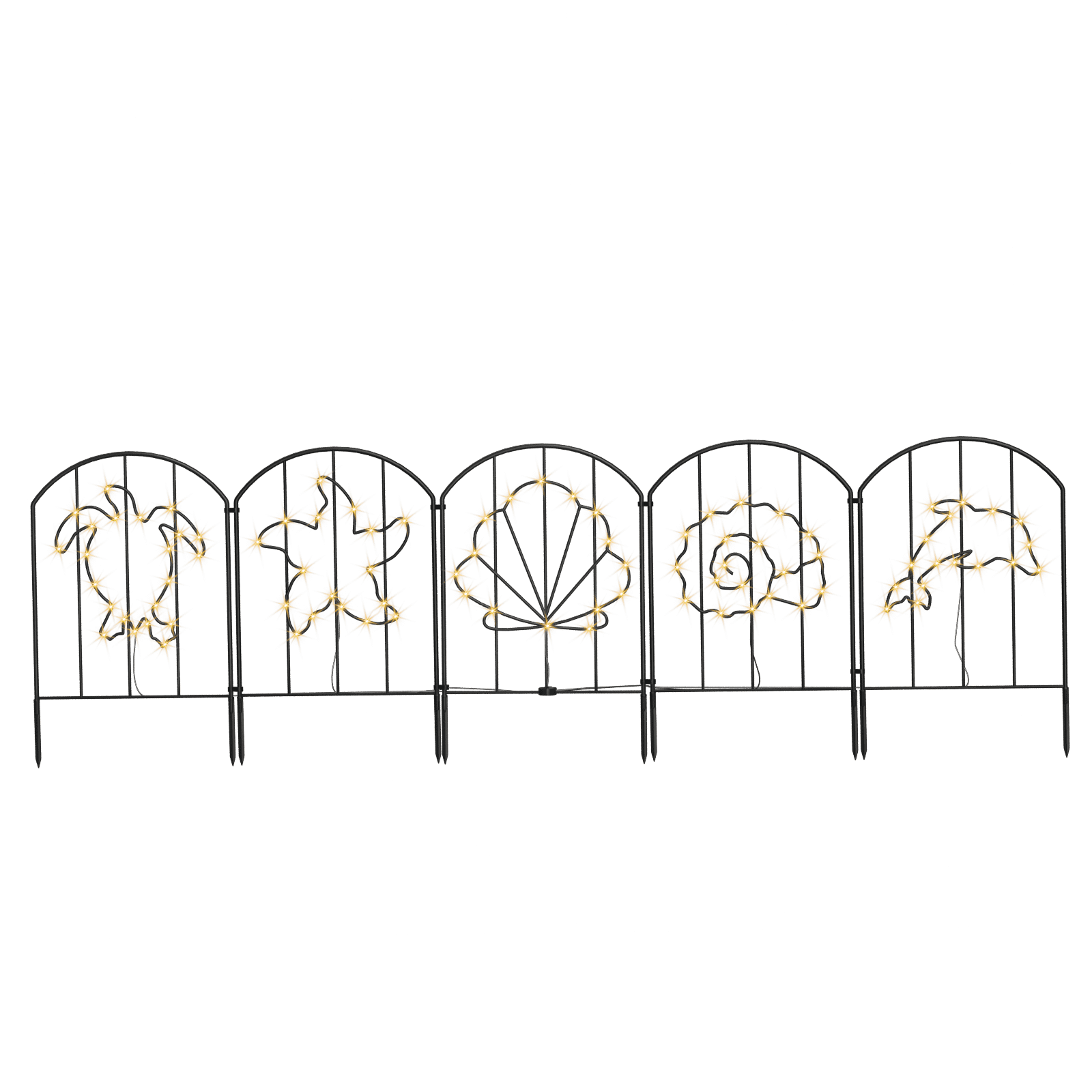 Outdoor Anti-Stiff Metal Dog Pet Fence Animal Fence Garden Fence for ...