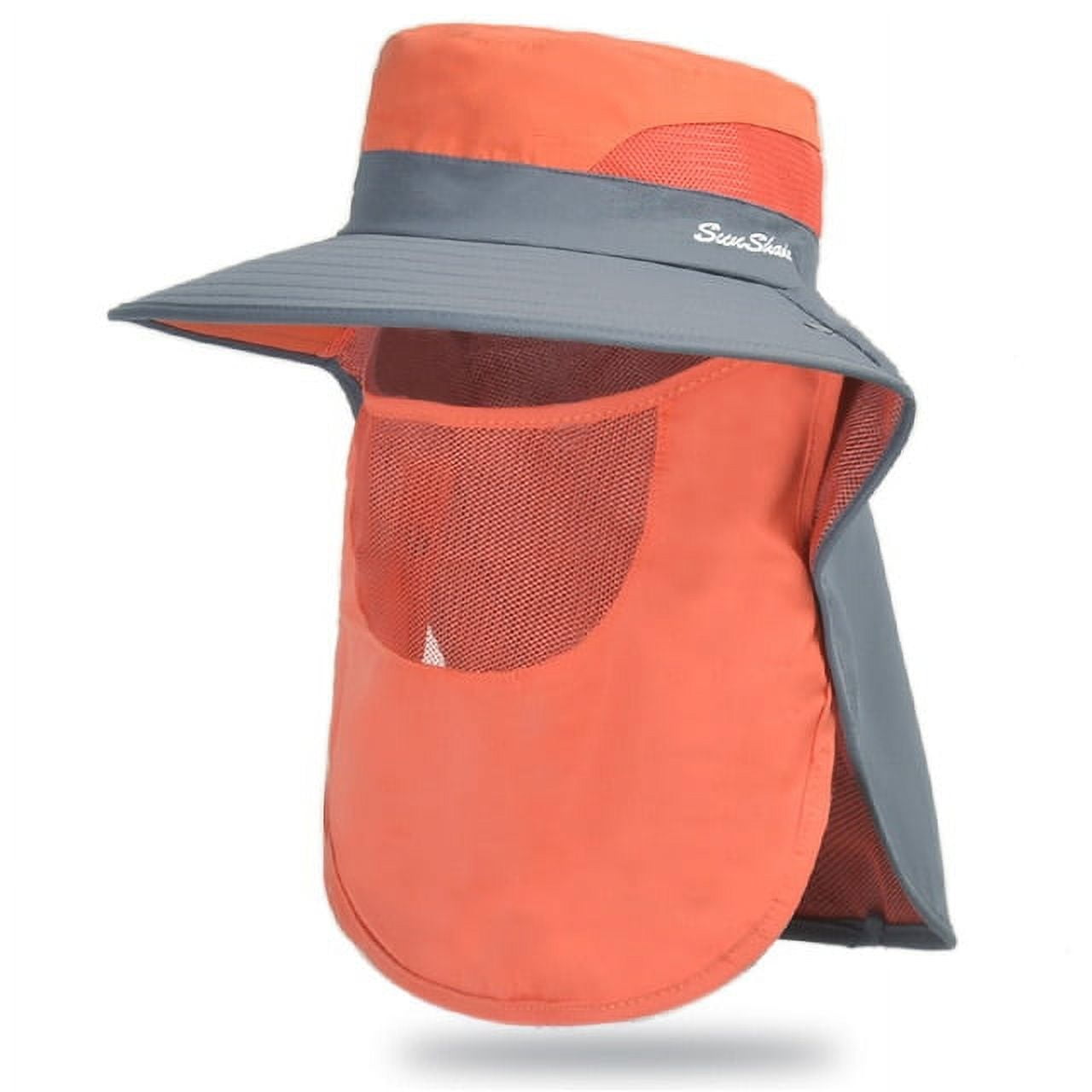 Outdoor Anti-UV Hollow Mesh Bucket Hat Wide Brim Breathable Sun Hat ...