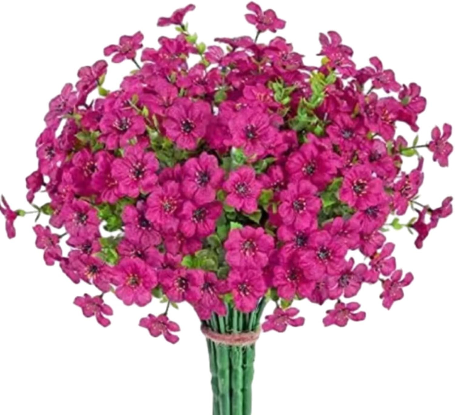 Outdoor Artificial Daffodils Plants - Fade Proof Faux Violet Plants for ...