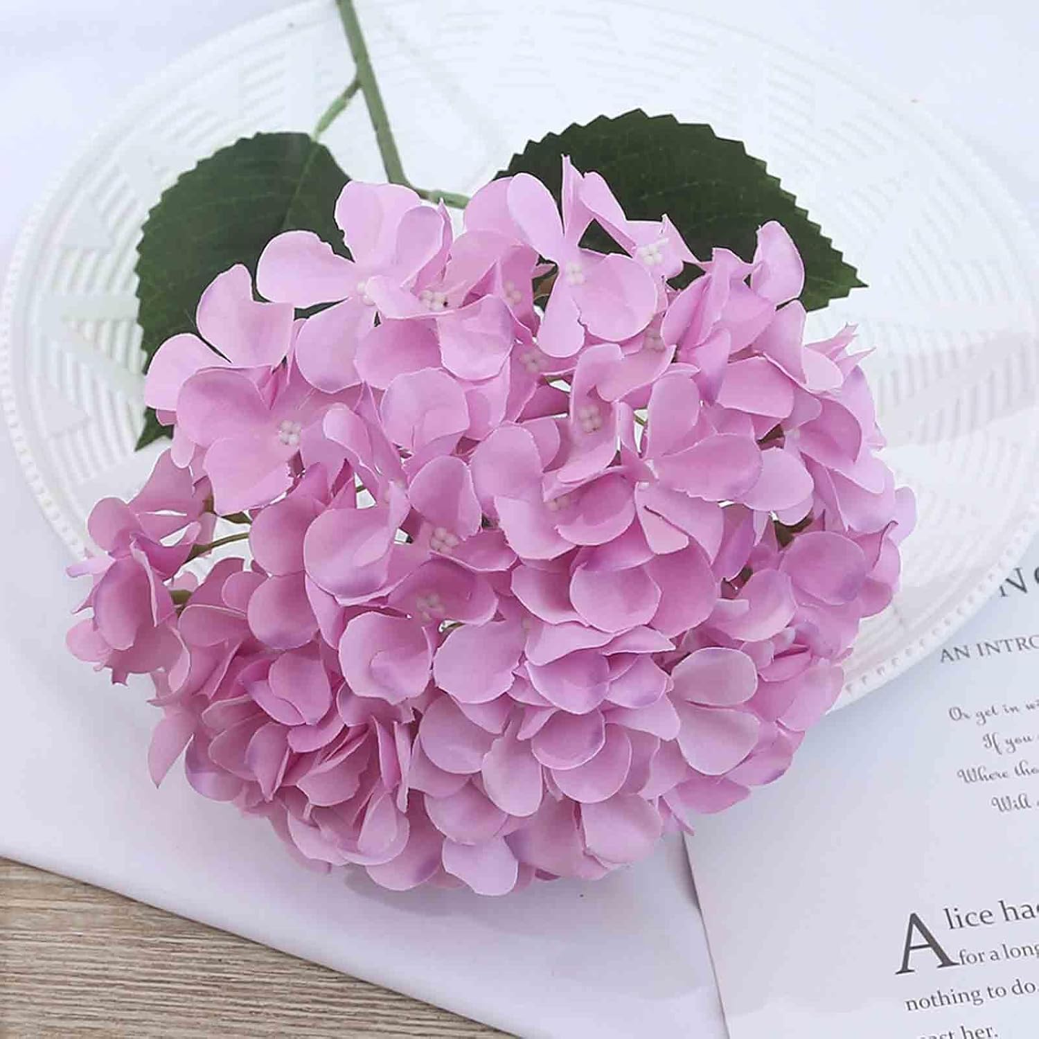 Outdoor Artificial Hydrangea Flowers Uv Resistant, Faux Hydrangea ...