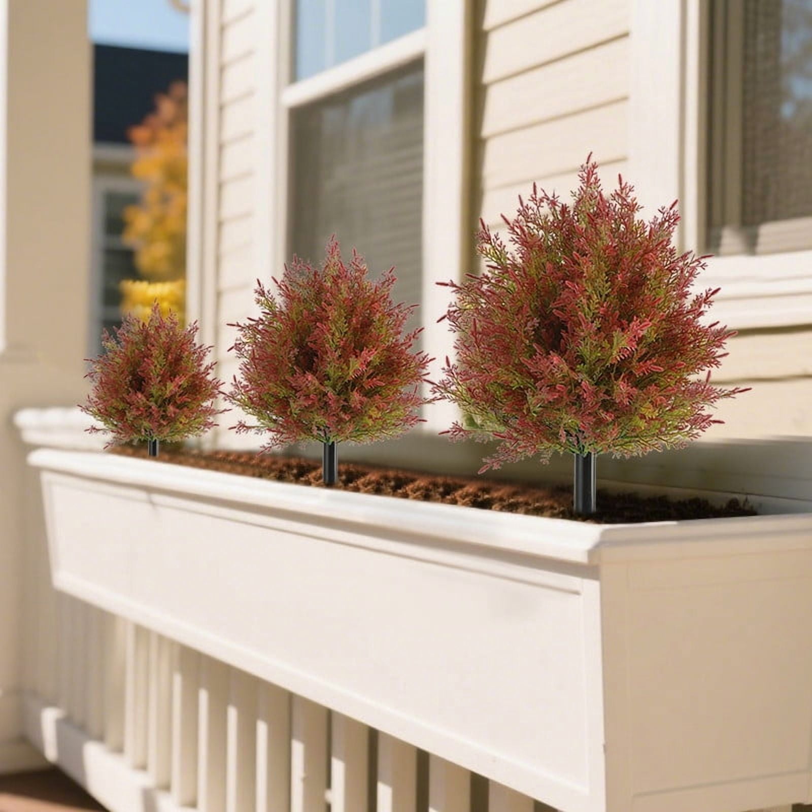 Outdoor Artificial Plant with Ground Stake, Realistic No Maintenance ...