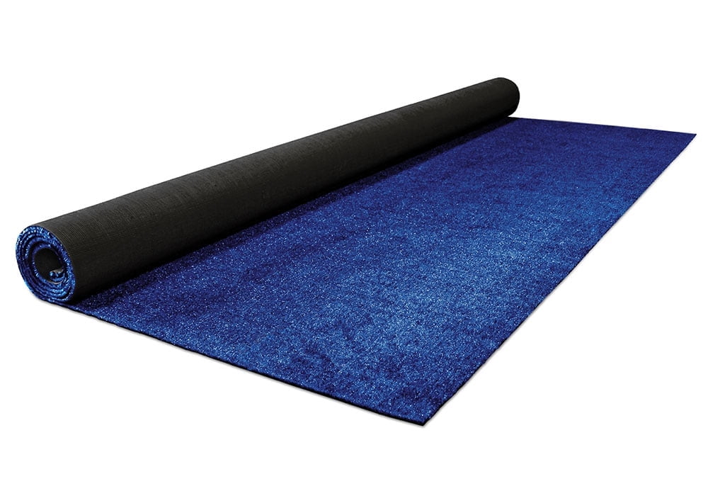 Spectrum Series Outdoor Artificial Turf - Electric Blue 6'x25', Marine ...