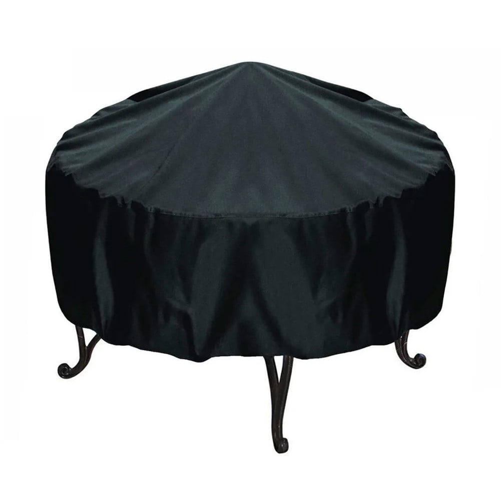 Outdoor BBQ Grill Cover Waterproof Round Barbecue Brazier Cover with ...