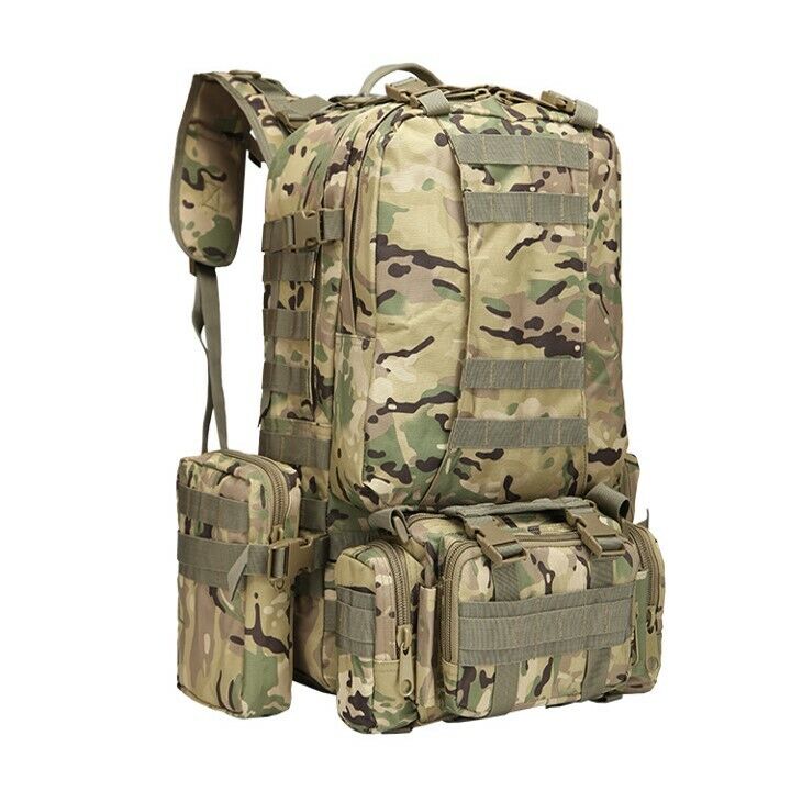 Outdoor Backpack Camping Military Tactical Travel Hiking Sports Bags ...
