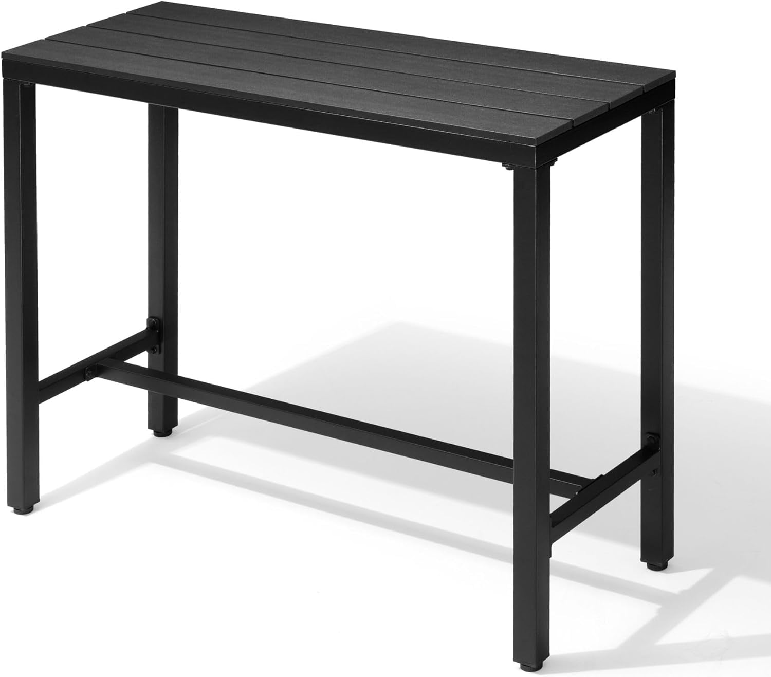 Outdoor Bar Table 43" Outdoor Console Table with Pub Height Design ...