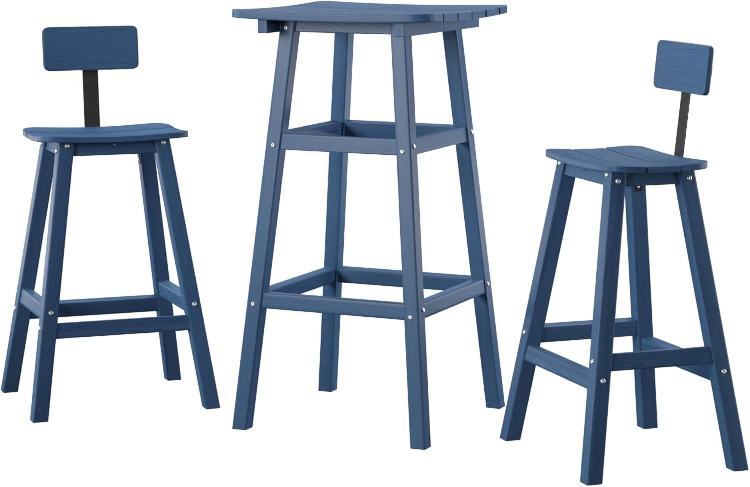 Outdoor Bar Table, HDPE Patio Bar Table, Weather Resistance Outdoor ...