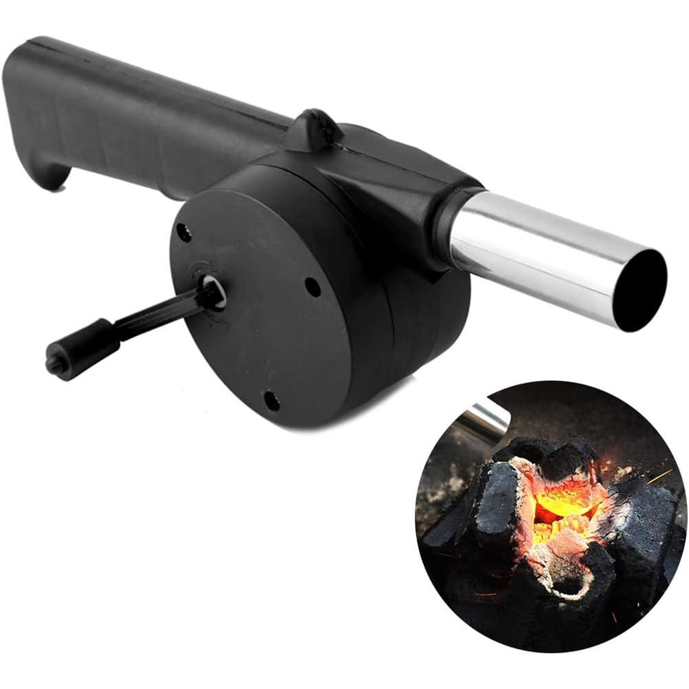 Outdoor Barbecue Fan Hand-cranked Air Blower Portable BBQ Grill Fire ...