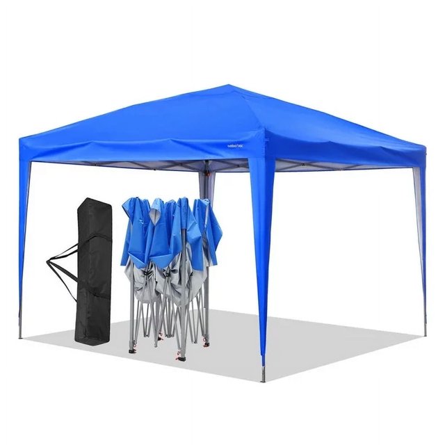 Outdoor Basic 10 x 10 FT Pop Up Canopy Tent Instant Shelter Pop-Up Sun ... Outdoor Basic 10 x 10 FT Pop Up Canopy Tent Instant Shelter Pop-Up Sun ...