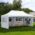 Outdoor Basic 10' x 20' Pop up Instant Canopies Tent with 4 Removable ...