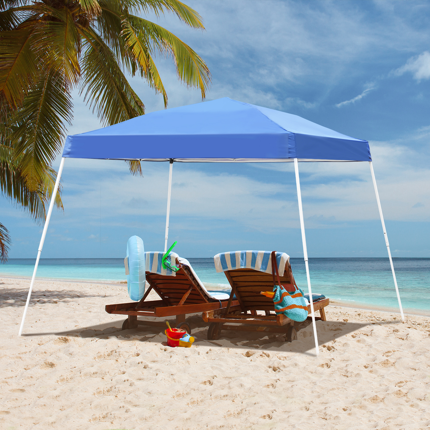 Outdoor Basic 10'x10' Pop Up Canopy Tent Party Wedding Folding ...