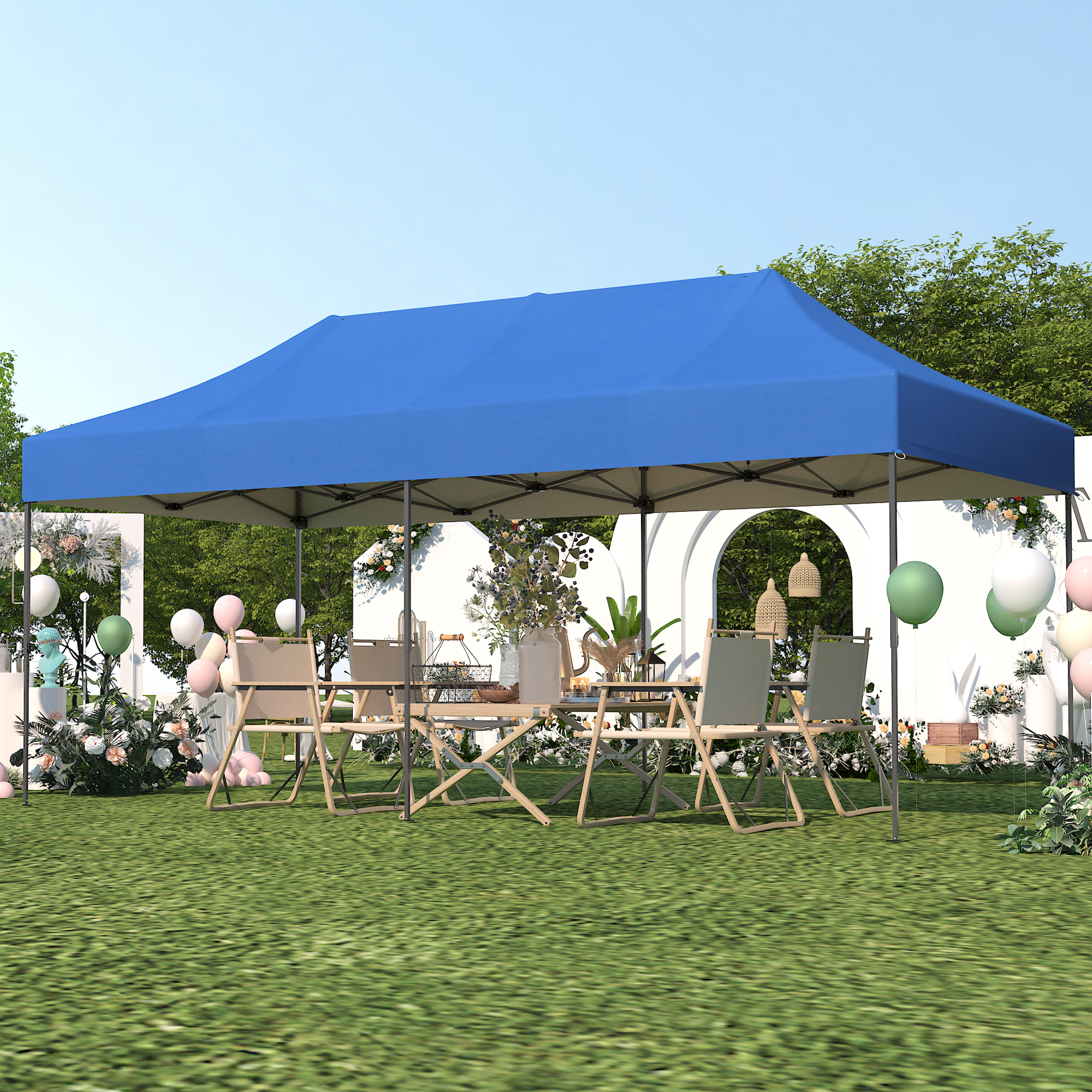 Outdoor Basic 10x20 Pop up Canopy Tent,Heavy Duty Commercial Instant ...